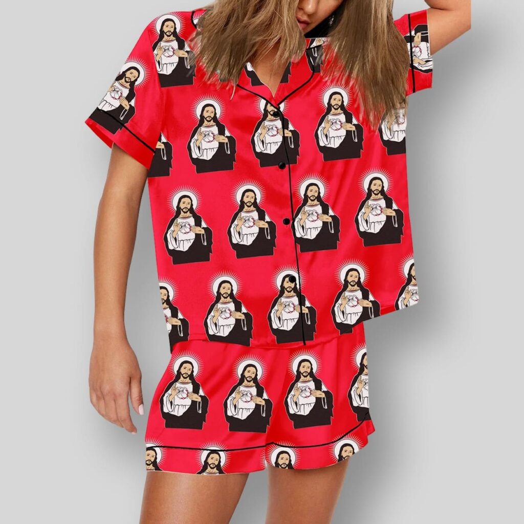 Jesus Was A Georgia Fan Pajama Set - Icestork