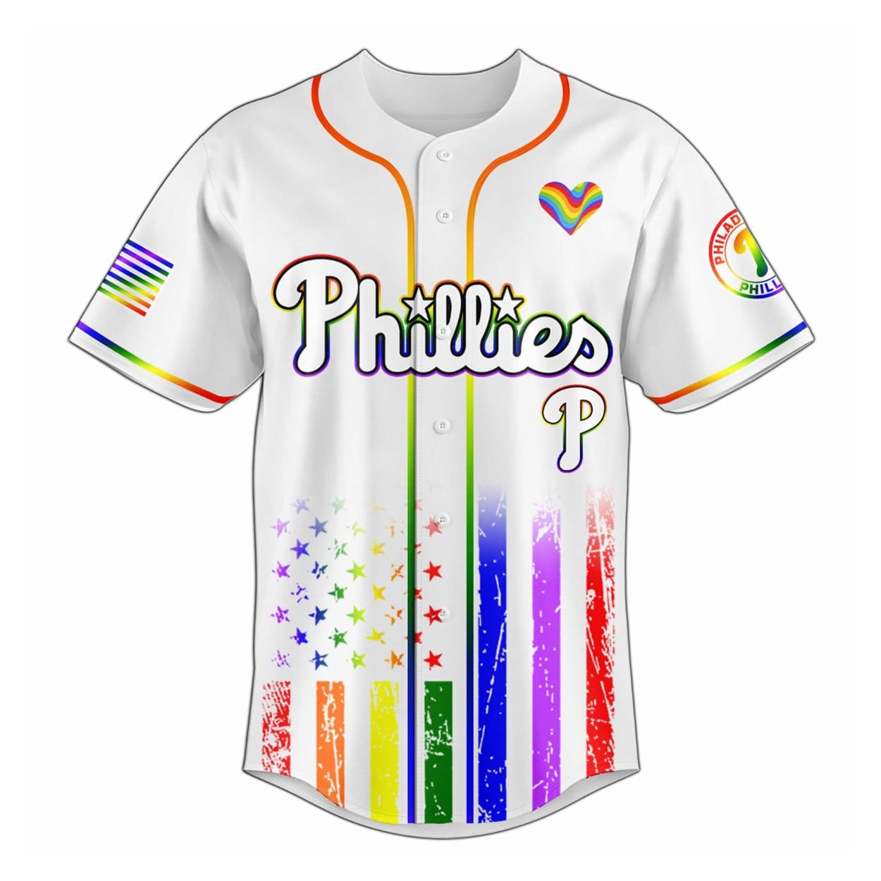 Phillies Happy Pride Month Limited Edition Jersey 2025 - Icestork