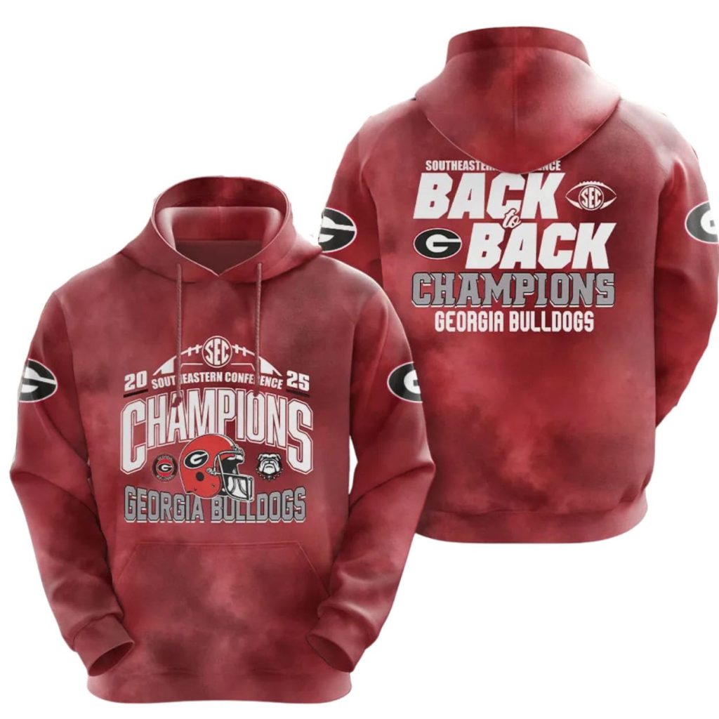 Bulldogs Back To Back Southeastern Conference Champions 2025 Shirt ...