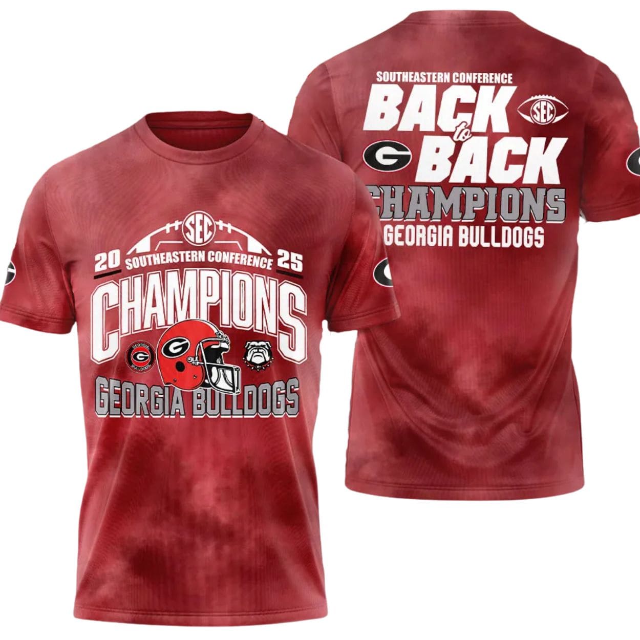 Bulldogs Back To Back Southeastern Conference Champions 2025 Shirt ...